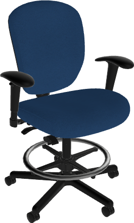 Sitmatic Posh Operational Wide Seat Mid Back 550 LB Tall Height ...
