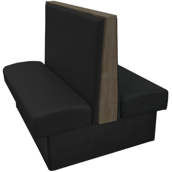 Simpson Restaurant Booth with Oak Engineered Wood Top and Side Caps ...